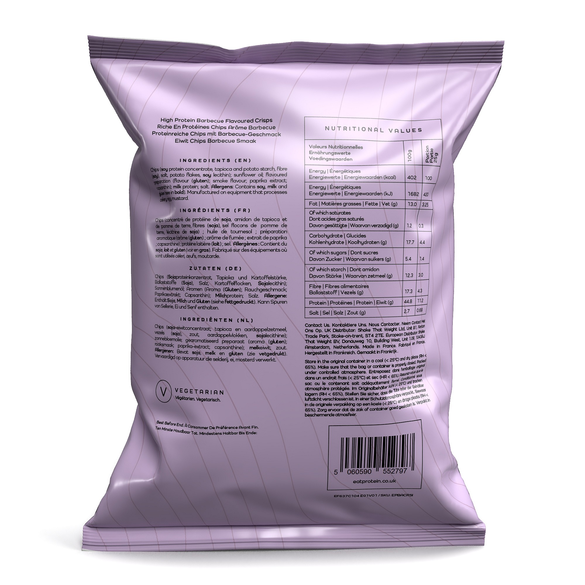 Barbecue Protein Crisps (11.2g of Protein) | Shake That Weight
