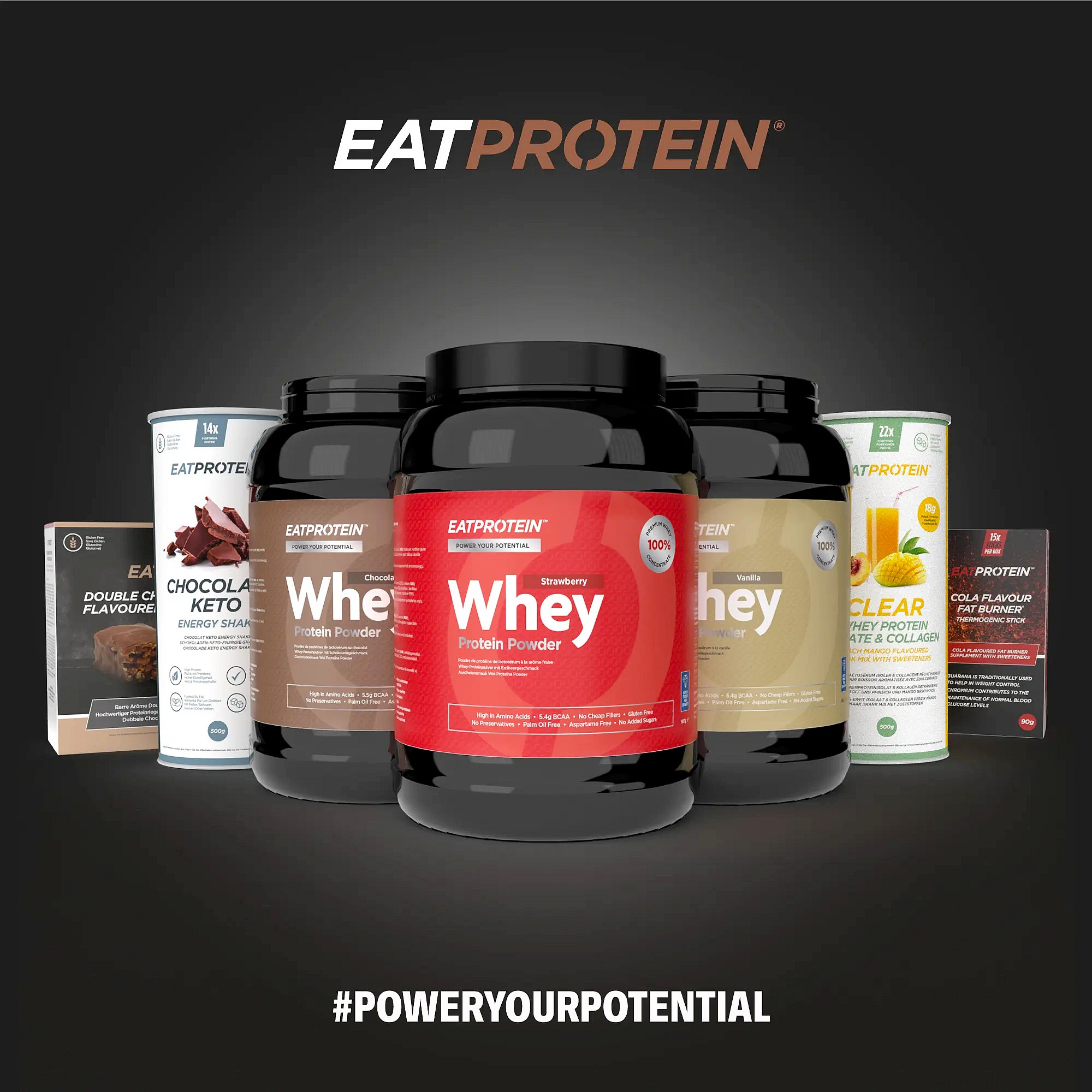 EatProtein® Chocolate Flavour Whey Protein (907g / 30x Servings ...
