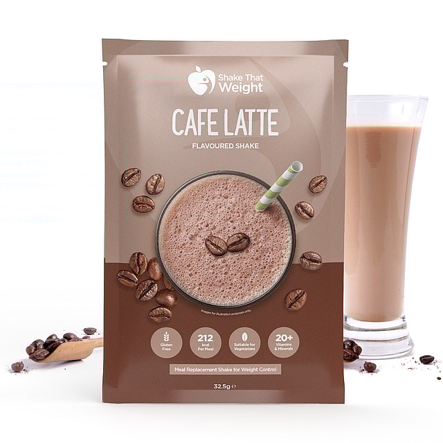 Café Latte Diet Protein Shake - 100% nutrition | Shake That Weight