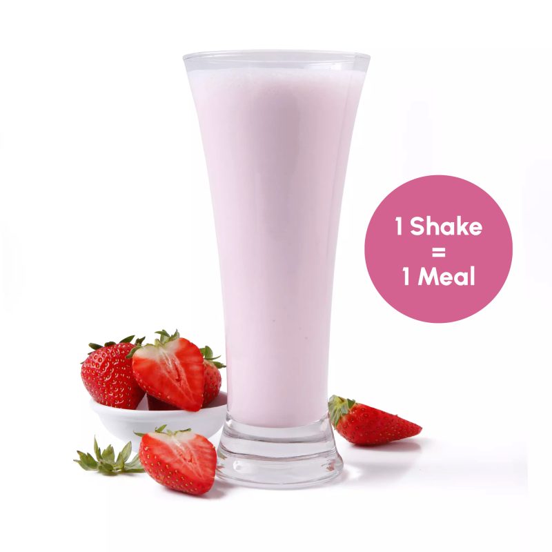 Strawberry Diet Protein Shake - 100% Nutrition | Shake That Weight