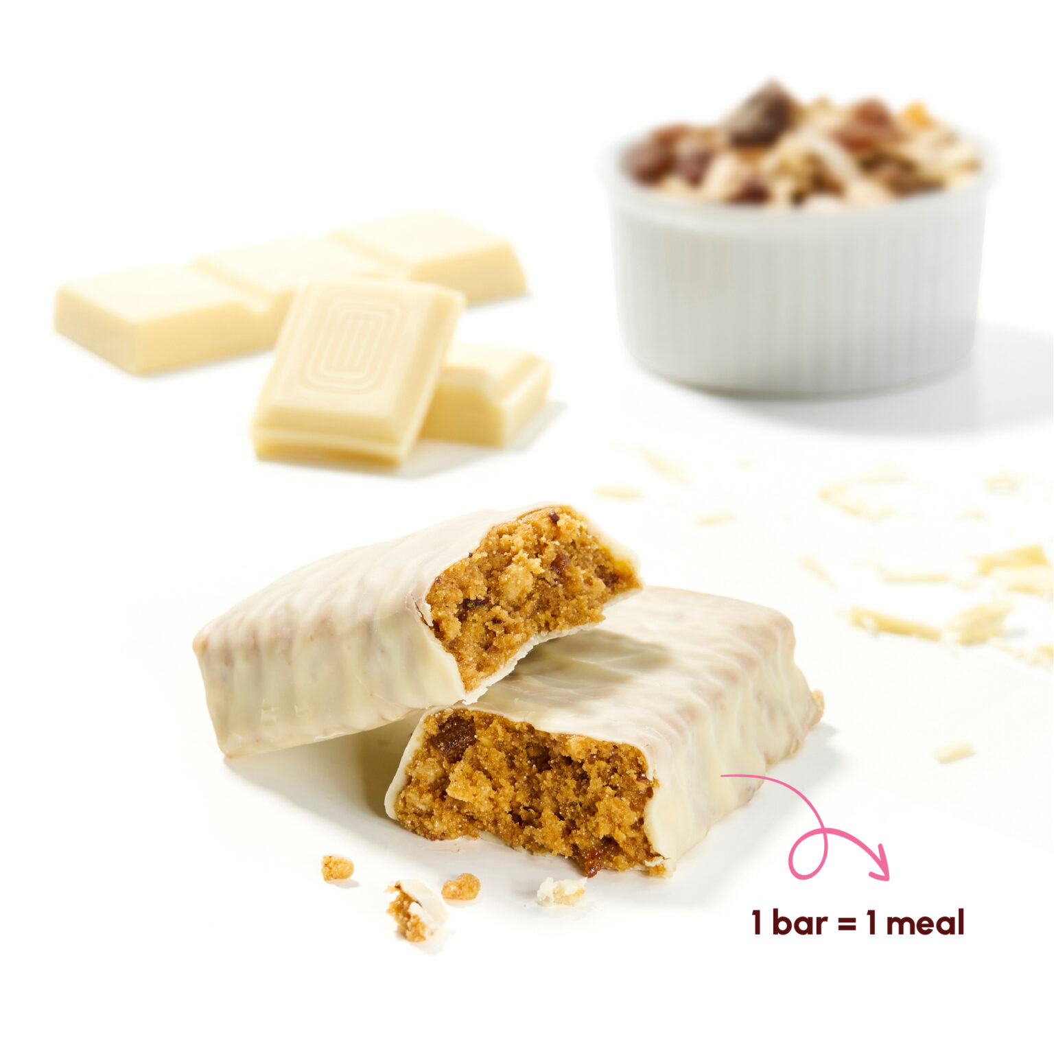 Muesli and White Choc Bars - 7 Meals | Shake That Weight