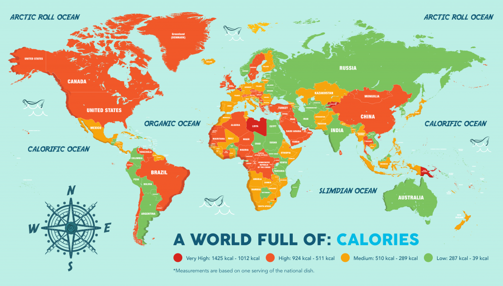 The World Food Map | Shake That Weight