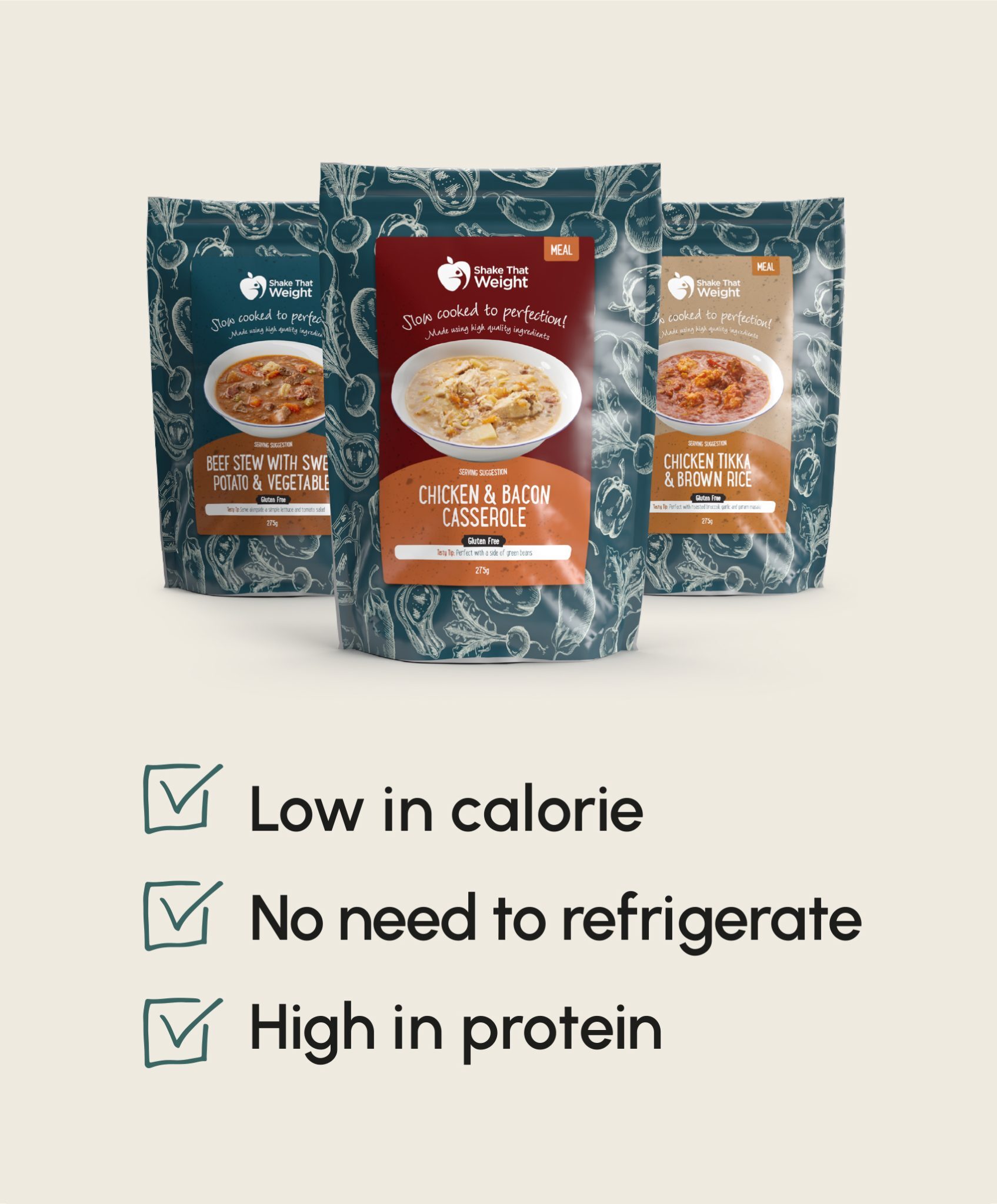 Beefie Bundle – 3 Meals | Shake That Weight